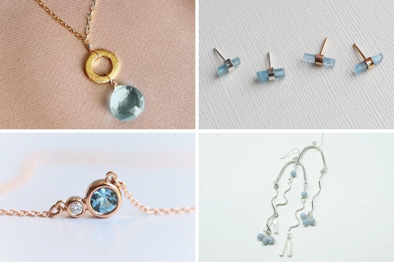 Something Blue Wedding Ideas for the Bride | Etsy