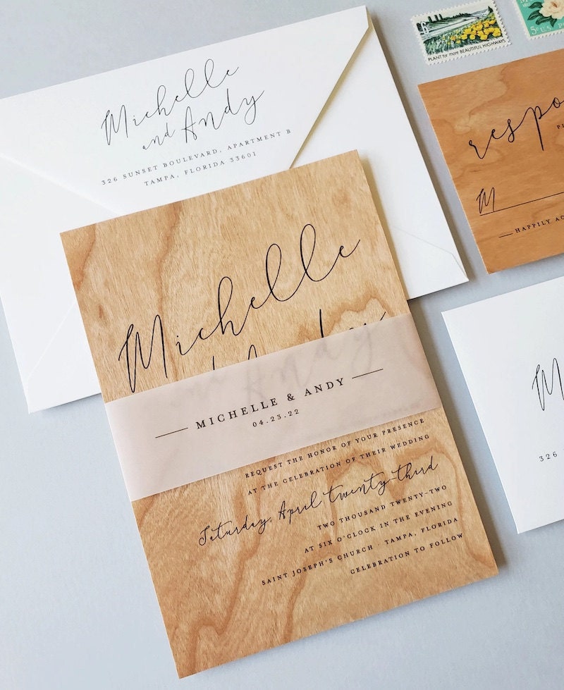 20 Best Boho Wedding Invitations and Templates | Etsy