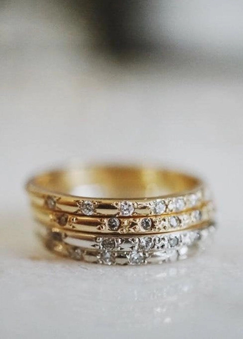 25 Best Wedding Rings: Unique Wedding Ring Styles | Etsy