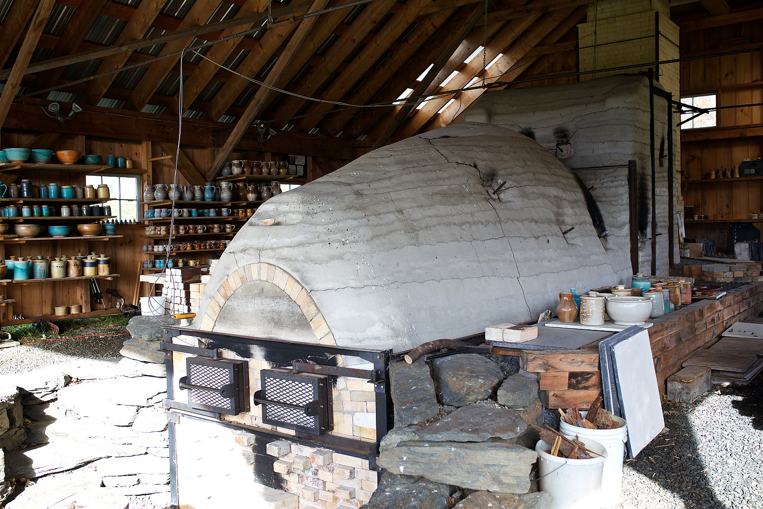 Inspiring Workspaces: Two Potters