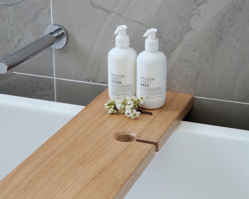 The Best Bathtub Trays to Turn Your Bathroom Into a Sanctuary | Etsy