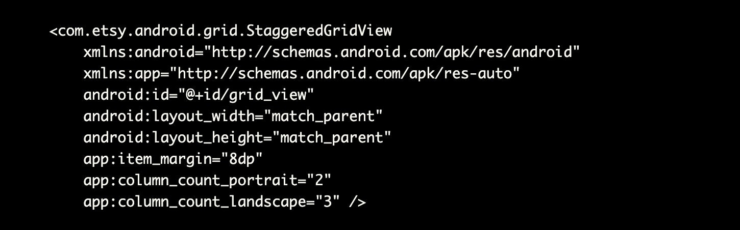 Etsy Engineering Android Staggered Grid 