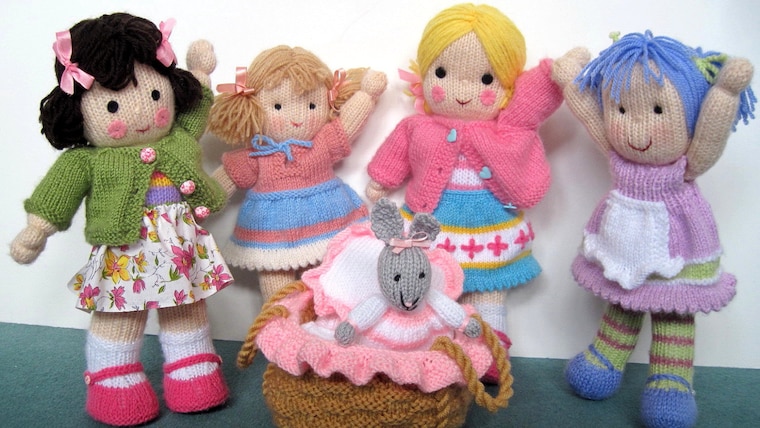 dollytime - Doll, Bunny and Bear Knitting Patterns - Etsy