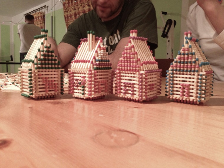 MatchHouse - Matchstick Houses, Matches, Matchboxes, Vintage, Diys - Etsy