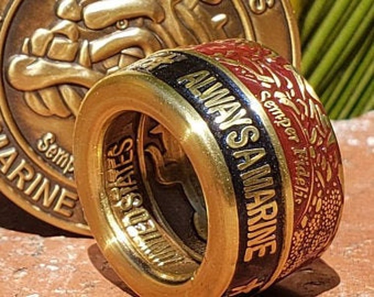 PatriotCoinRing - Etsy