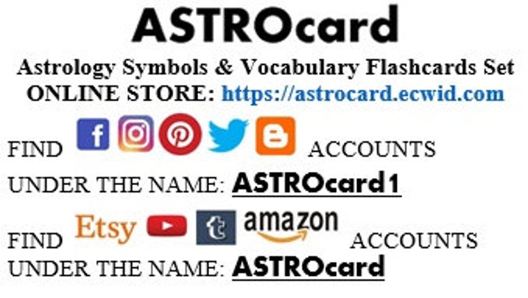 ASTROcard - Etsy