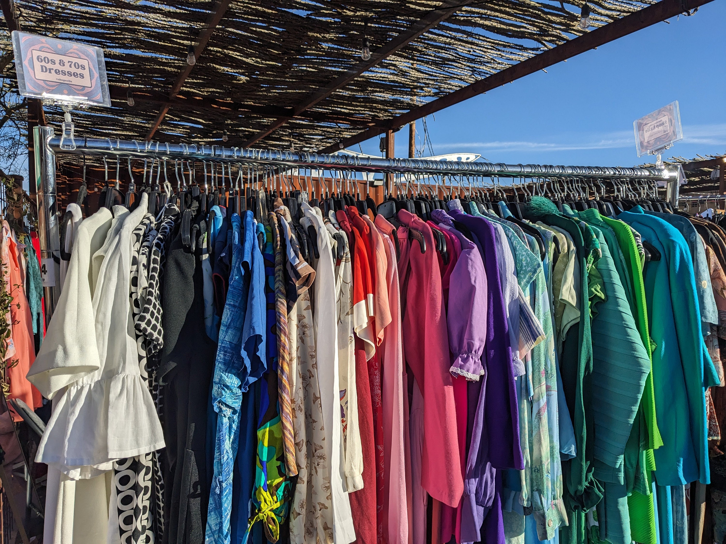 Vintage clothing from the 40s to the 00s