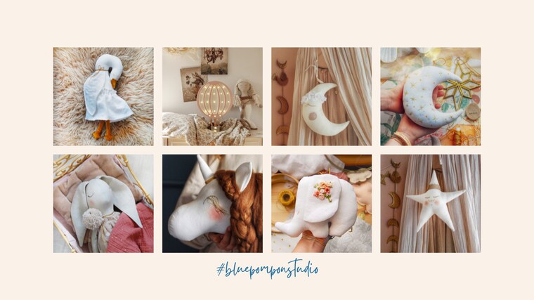 BluePomponStudio - Etsy