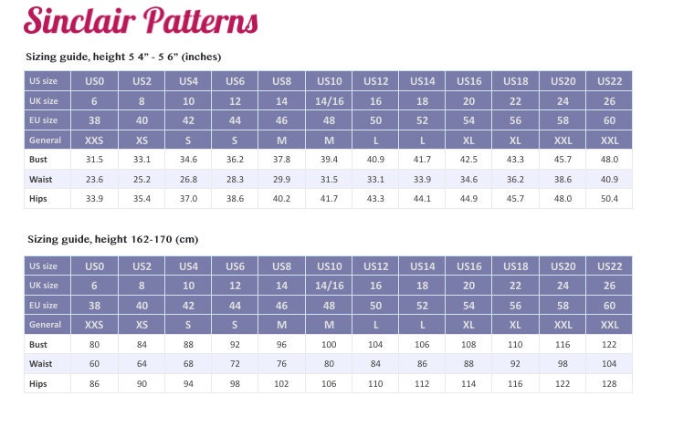 SinclairPatterns - Etsy