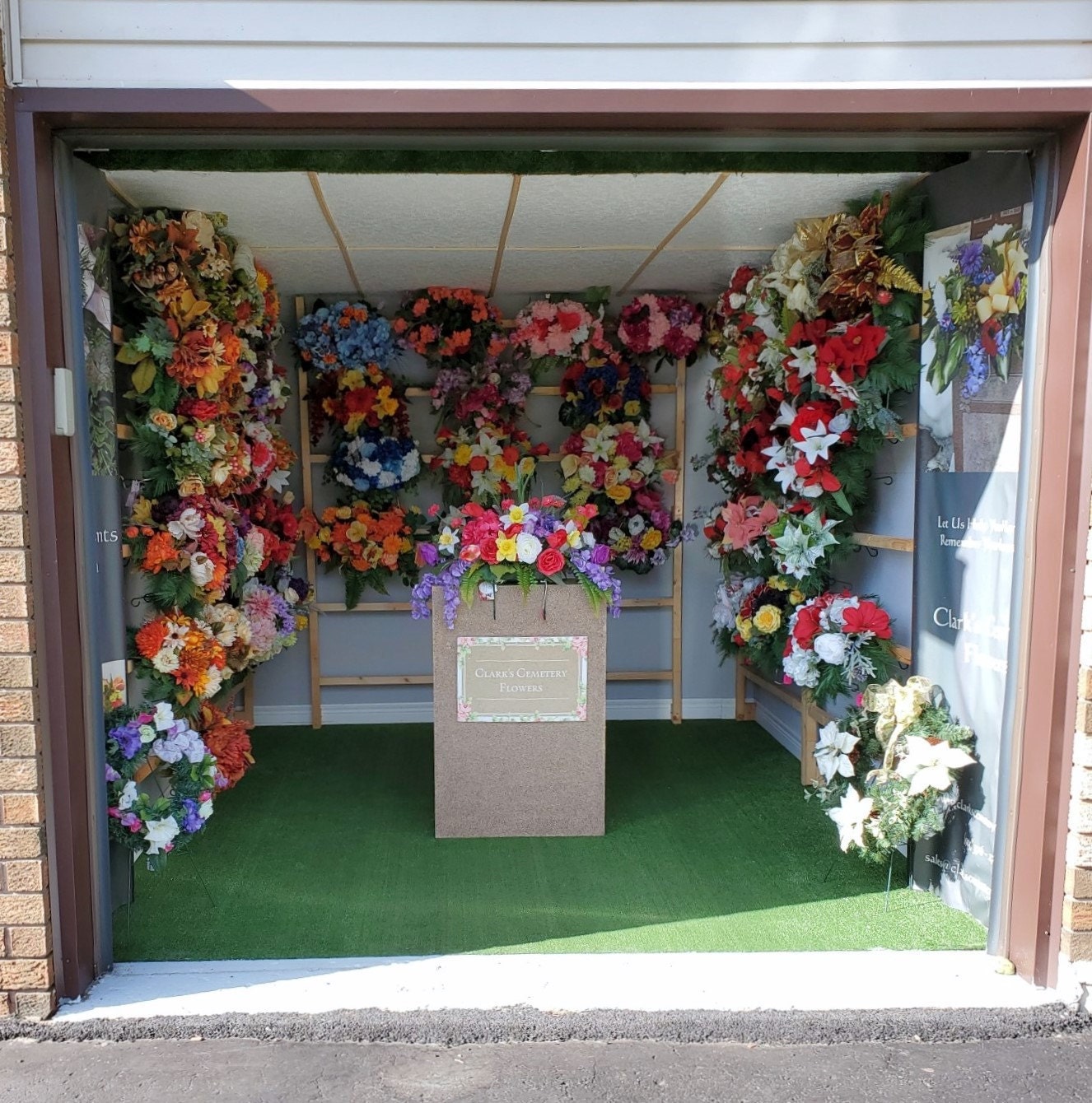 Spring Arrangements - Clarks Cemetery/Memorial Florals