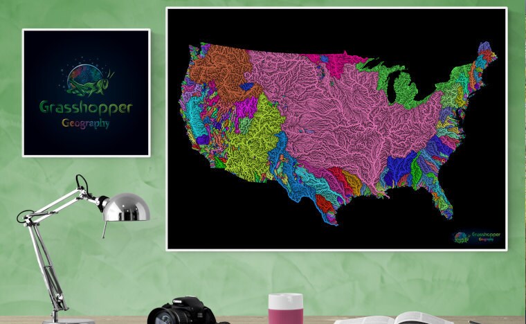 GrasshopperGeography - Etsy