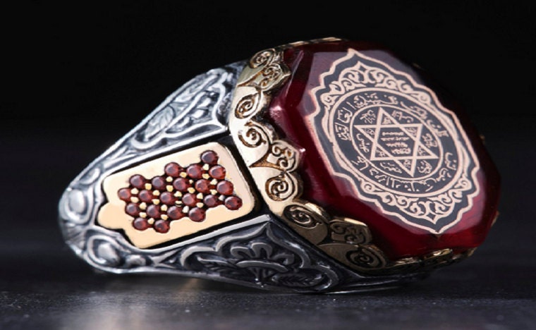 ReyhanSilverRing - Etsy