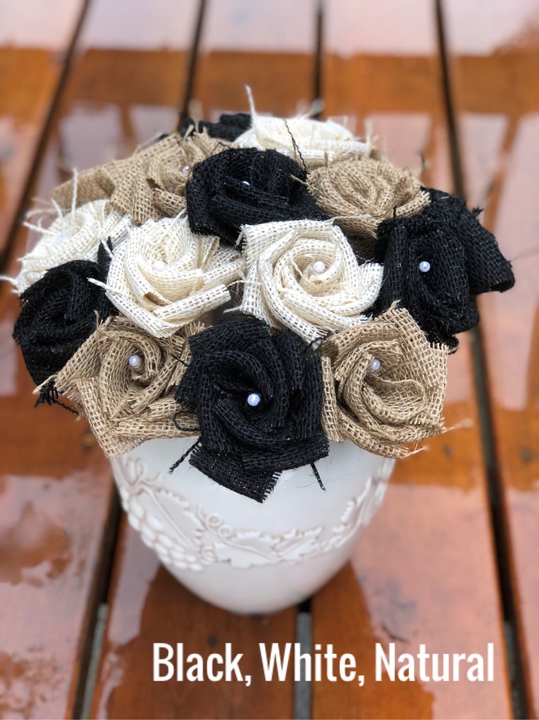RusticBurlapFlowers - Etsy