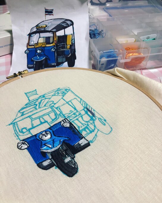 EmbroideryThaiArt - Etsy