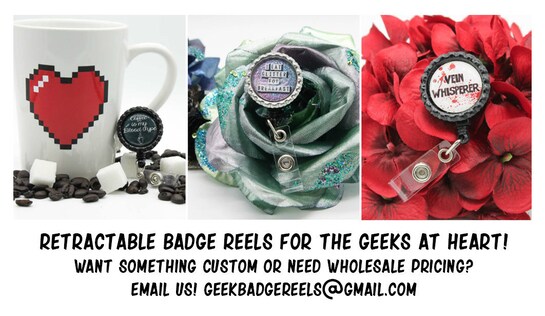 GeekBadges - Etsy