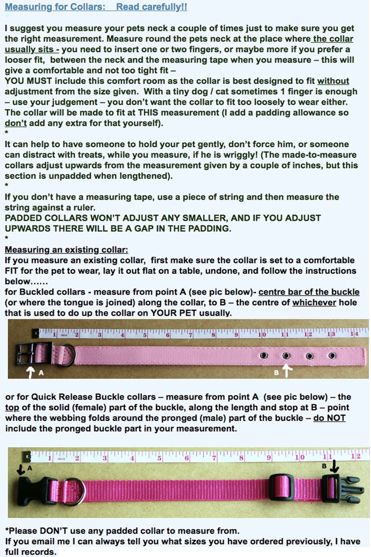 PaddedCollars - Etsy