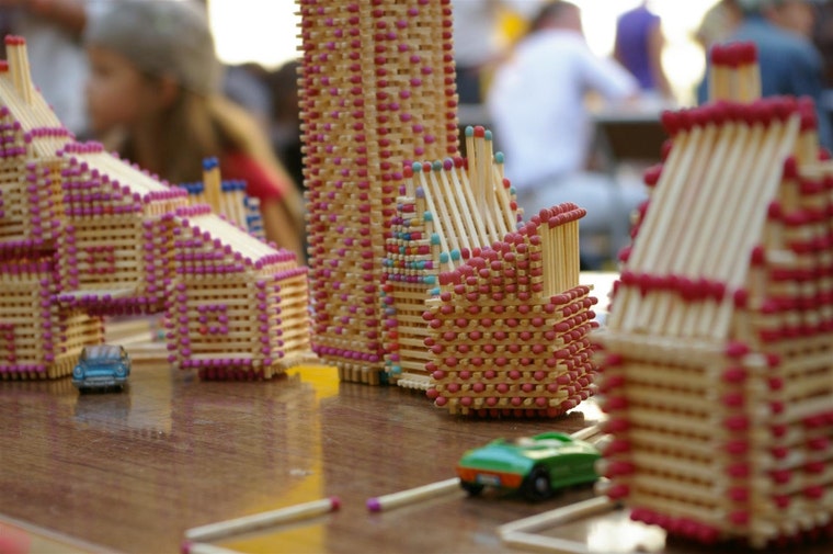 MatchHouse - Matchstick Houses, Matches, Matchboxes, Vintage, Diys - Etsy