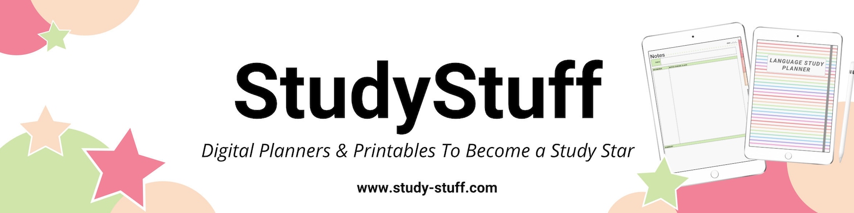 Study Stuff to Become a Study Star Printables Shop by StudyStuff