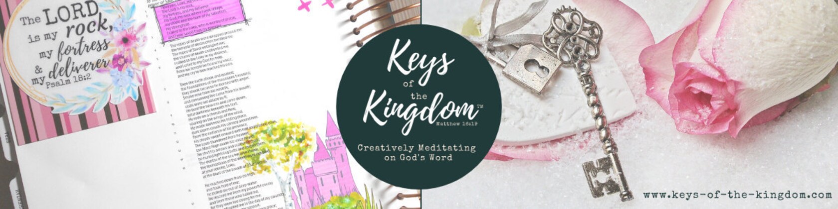 Creatively Meditating on God's Word Bible by KeysoftheKingdomShop