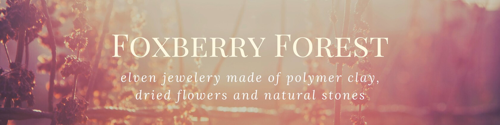 Cute handmade jewelry about nature and by FoxberryForestStore