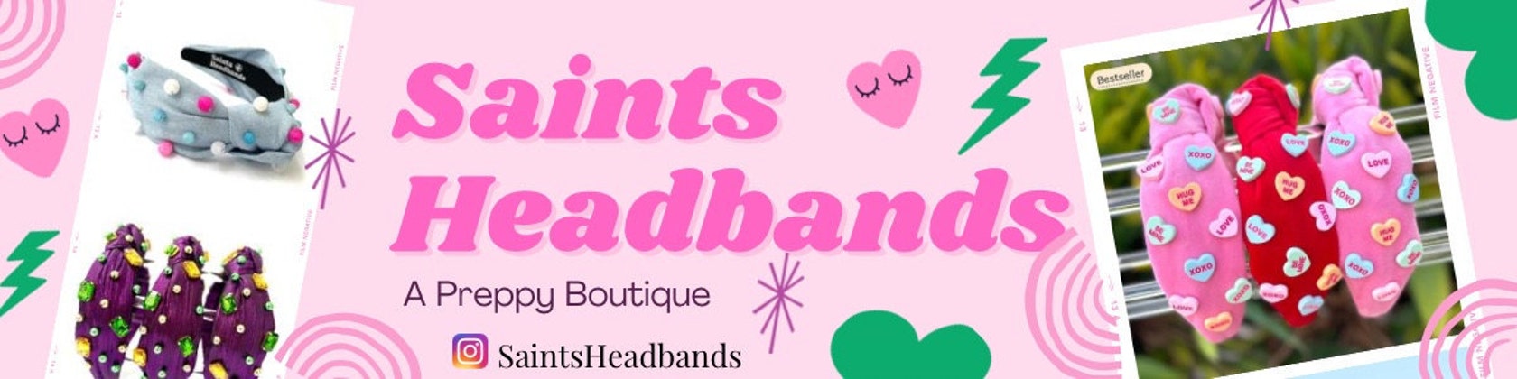 SaintsHeadbands - Etsy