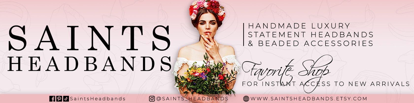 SaintsHeadbands | Etsy