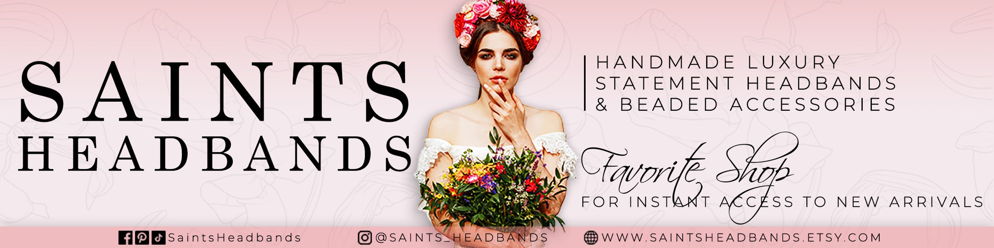 SaintsHeadbands | Etsy