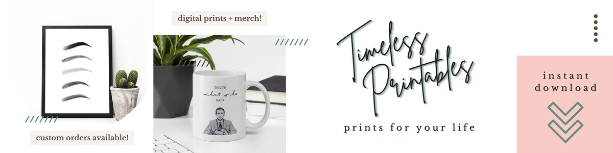TimelessPrintables - Etsy