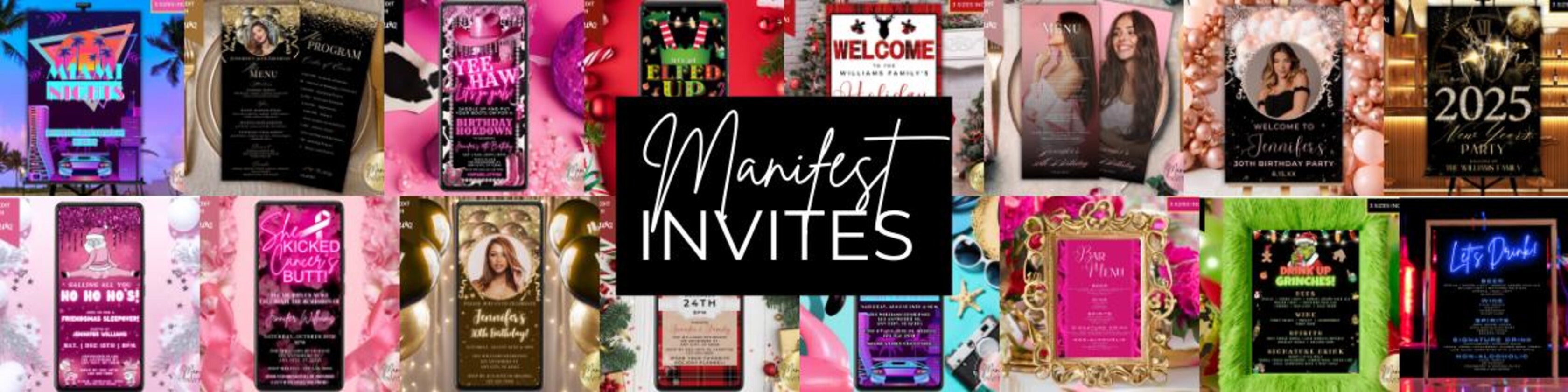 ManifestInvites - Etsy
