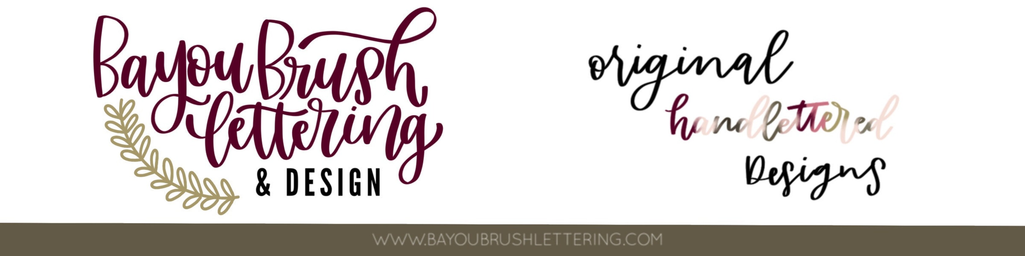 BayouBrushLettering - Etsy