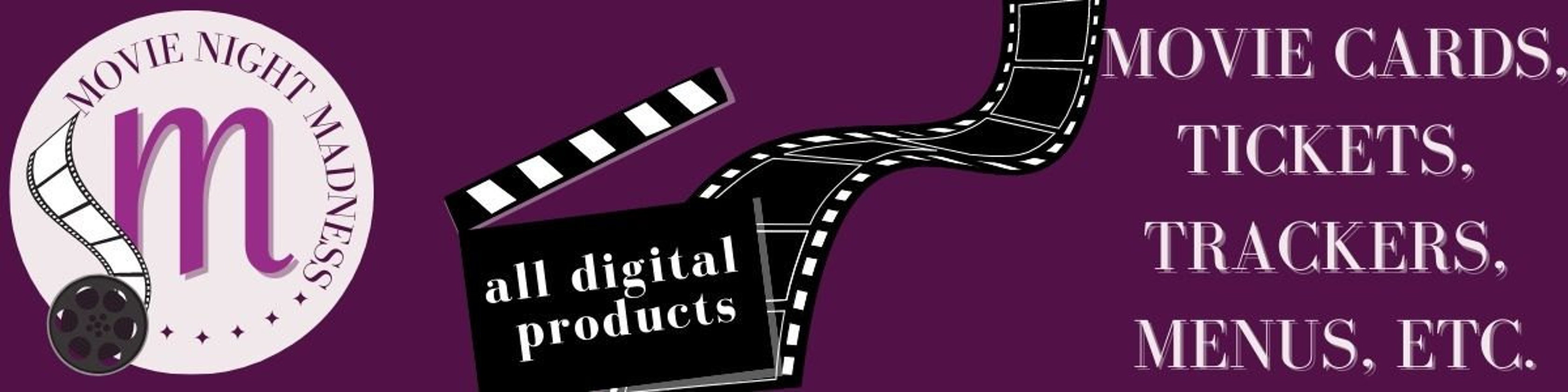 MovieNightMadness | Etsy