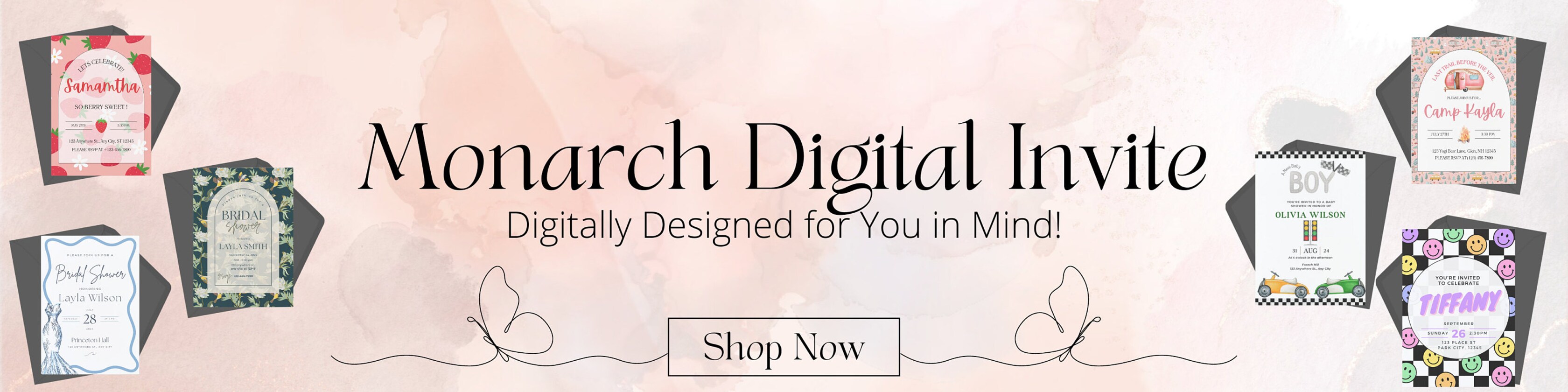 MonarchDigitalinvite - Etsy