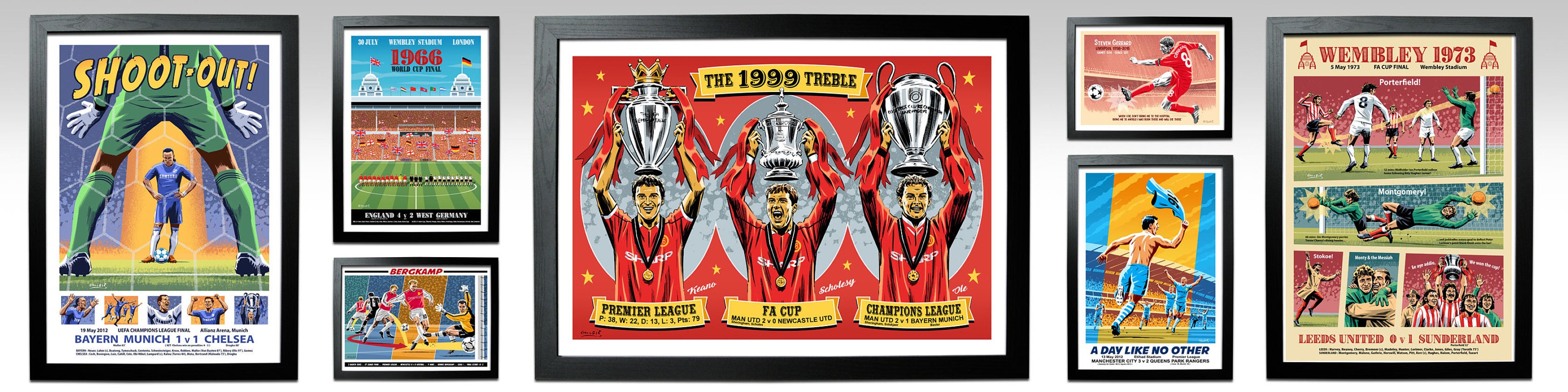 Original Football Art Prints & Posters by by THEFOOTBALLARTIST