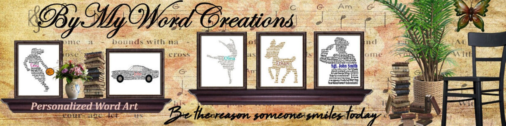 Personalized Word Art by ByMyWordCreations on Etsy