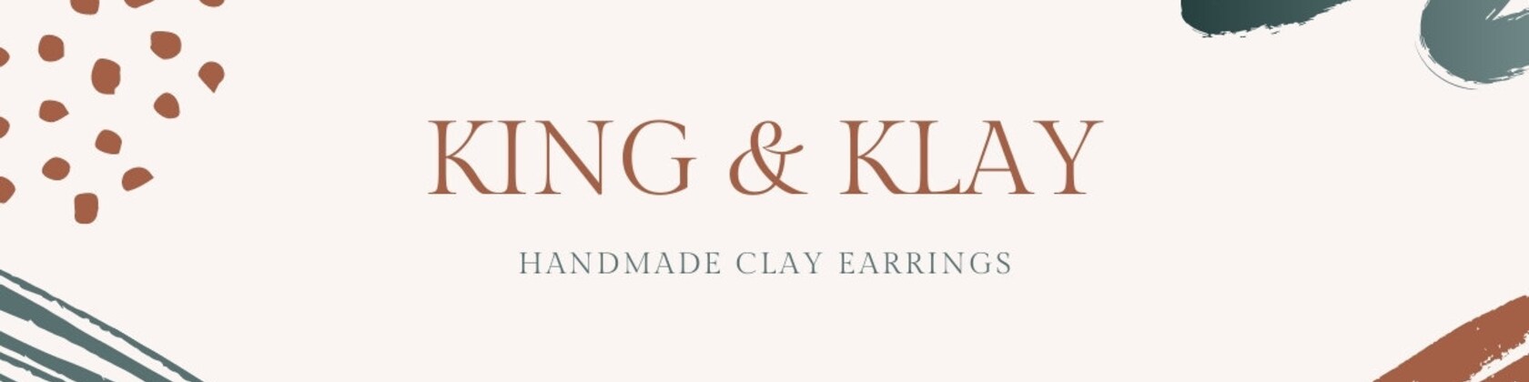 Handmade Polymer Clay Earrings by kingandklay on Etsy