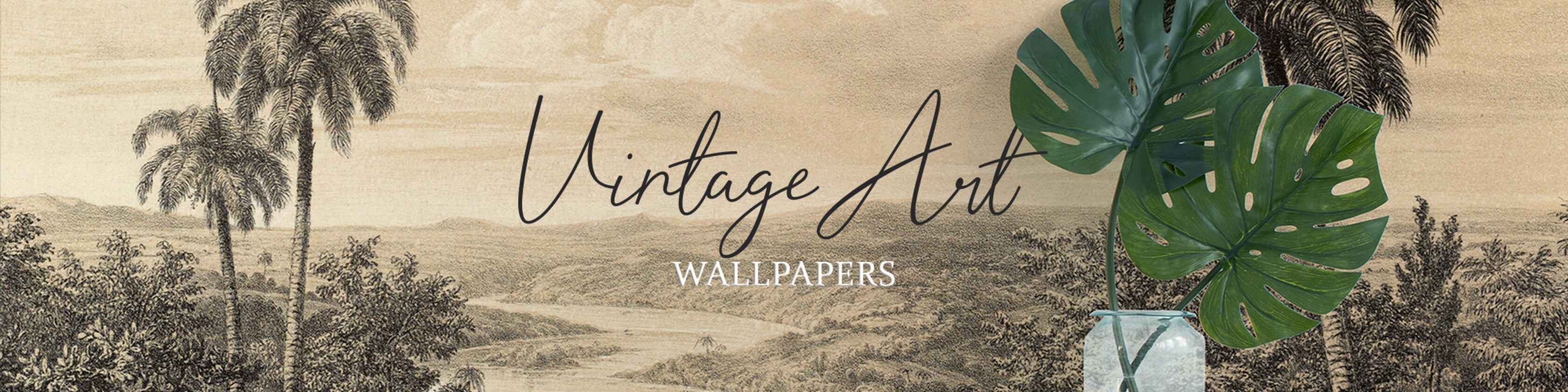 Beautiful Removable Custom Wallpapers Wall by VintageArtWallpaper