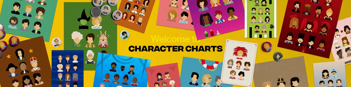 CharacterCharts - Etsy