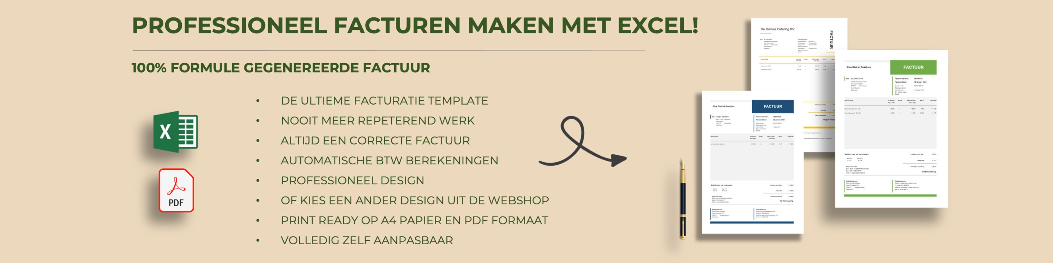 Excelfacturatie - Etsy