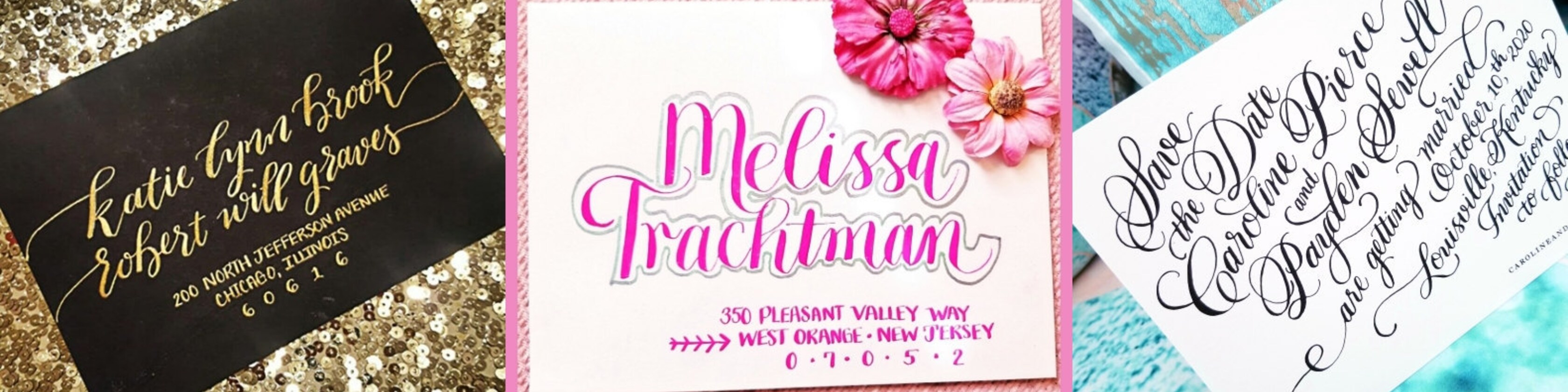 Gorgeous Calligraphy for Weddings and all by StylishCalligraphy