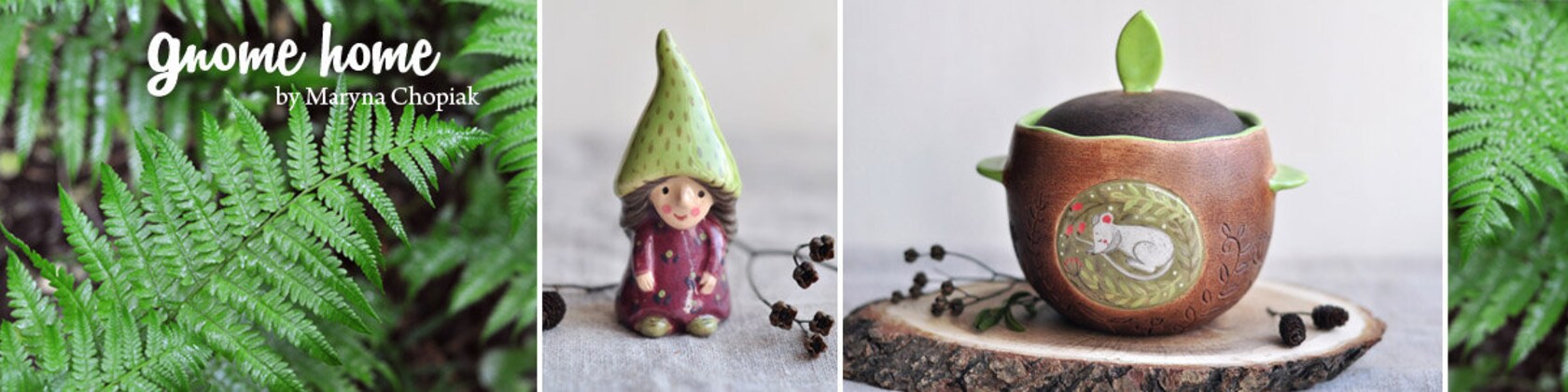 Unique handmade ceramics: plates bowls mugs by GnomeHomeCeramics