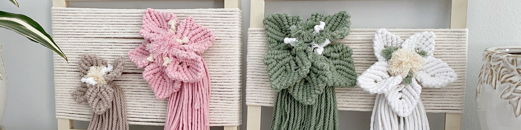 Handcrafted and custom macrame art by StringStreetMacrame on Etsy