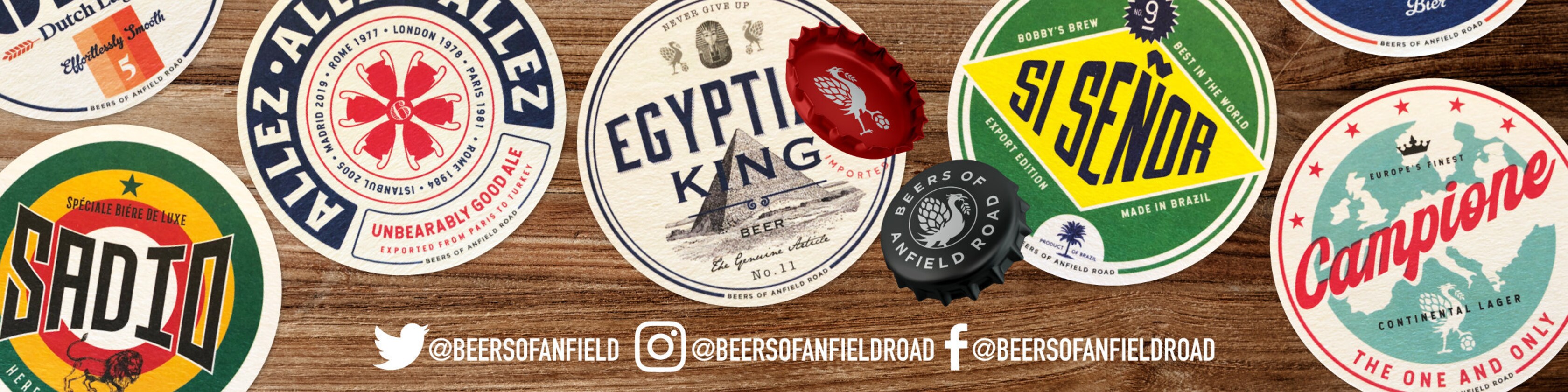 Liverpool FC themed Beer branding by BeersOfAnfieldRoad on Etsy