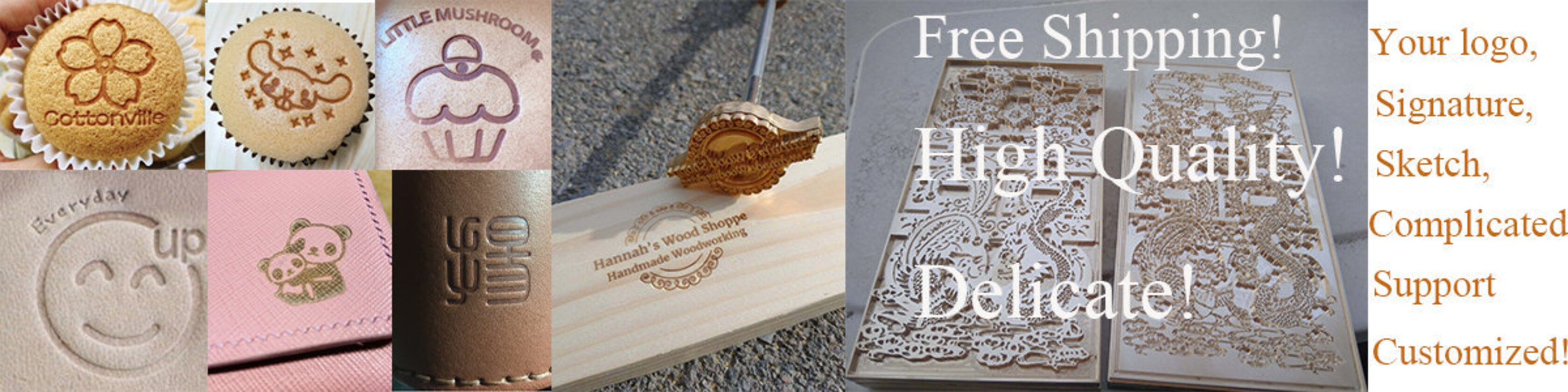 Carve branding iron for famous brand by ViolinStampStudio on Etsy