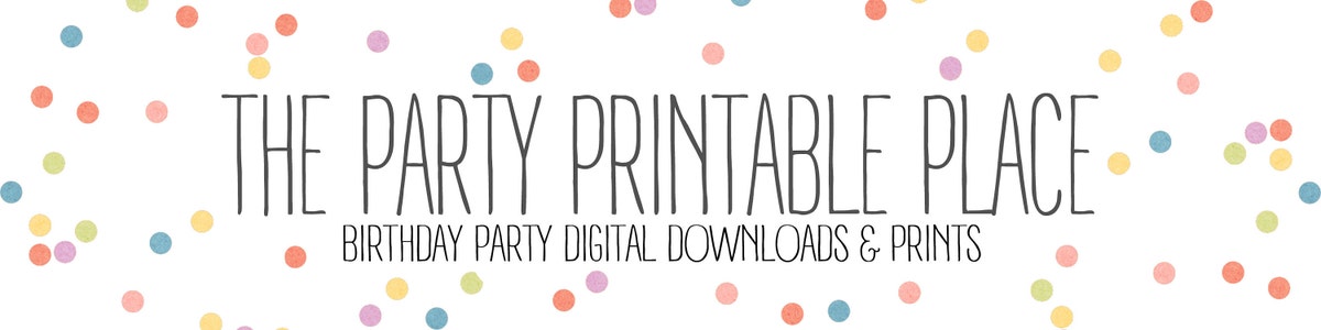 Birthday Party Printables by PartyPrintablePlace on Etsy