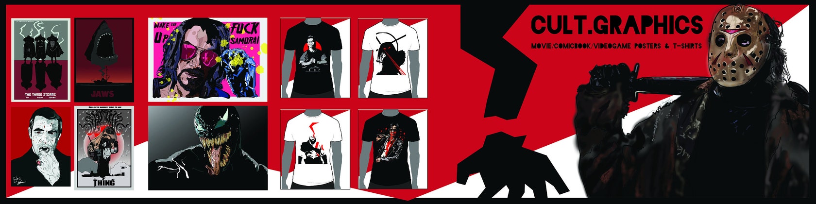 Original Film Comics and Videogame inspired Art & by CultGraphics