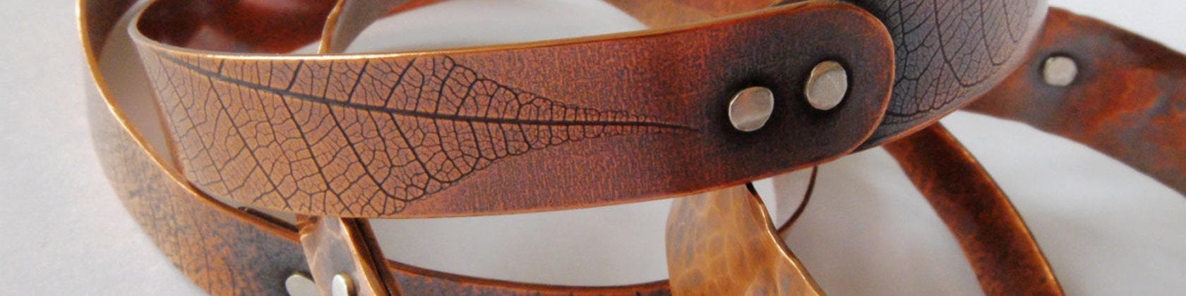 Stunning copper jewellery handmade in Devon. by NickySadlerDesigns