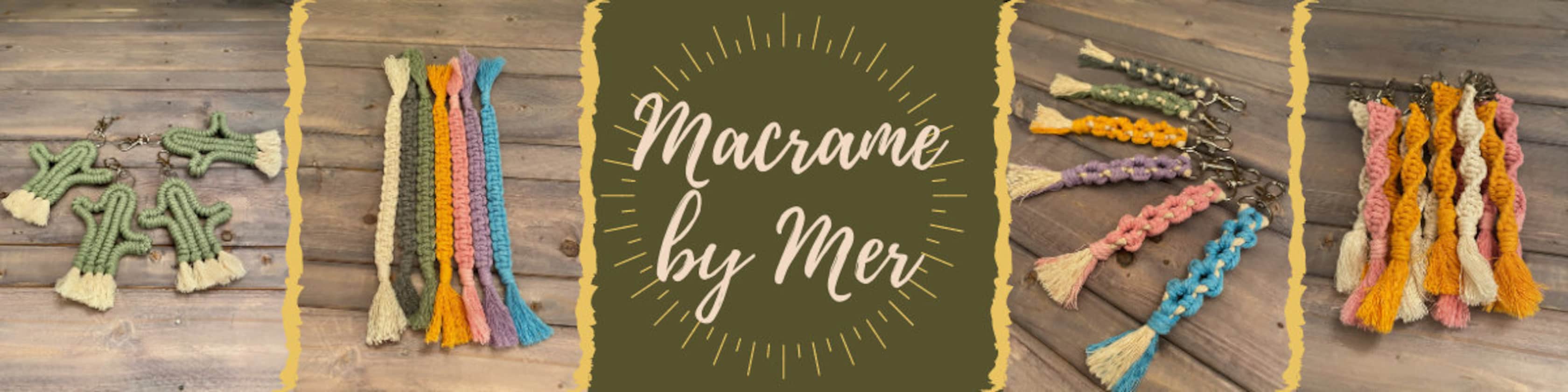 Adorable Bohemian-Style Handmade Macrame by MacramebyMerDesign