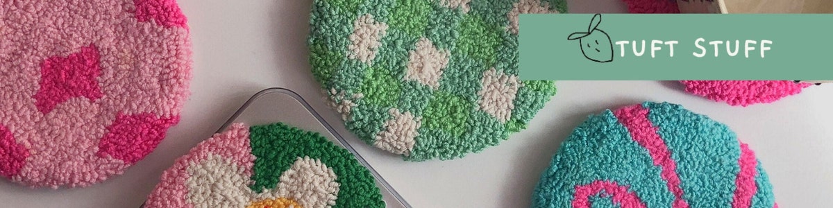 Handmade Tufted Gifts by TuftStuffStore on Etsy