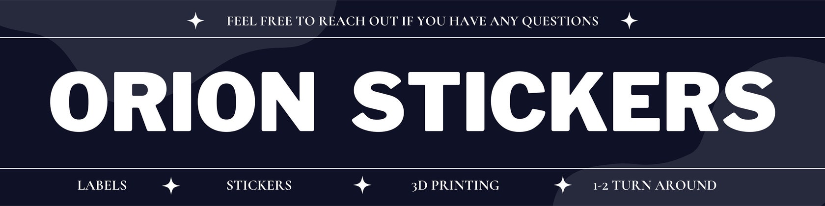 OrionStickers - Etsy