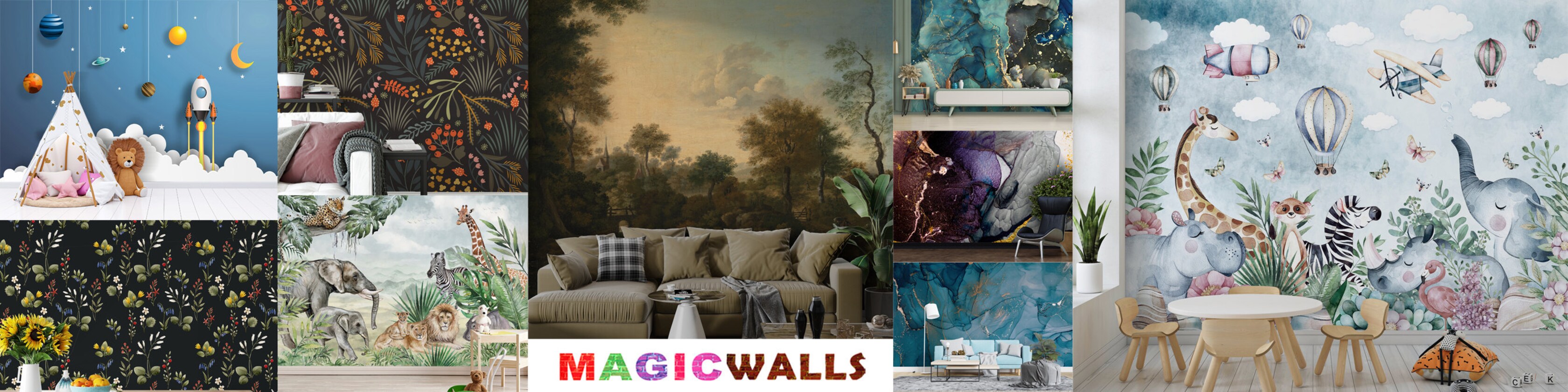 MagicwallsWallpaper - Etsy